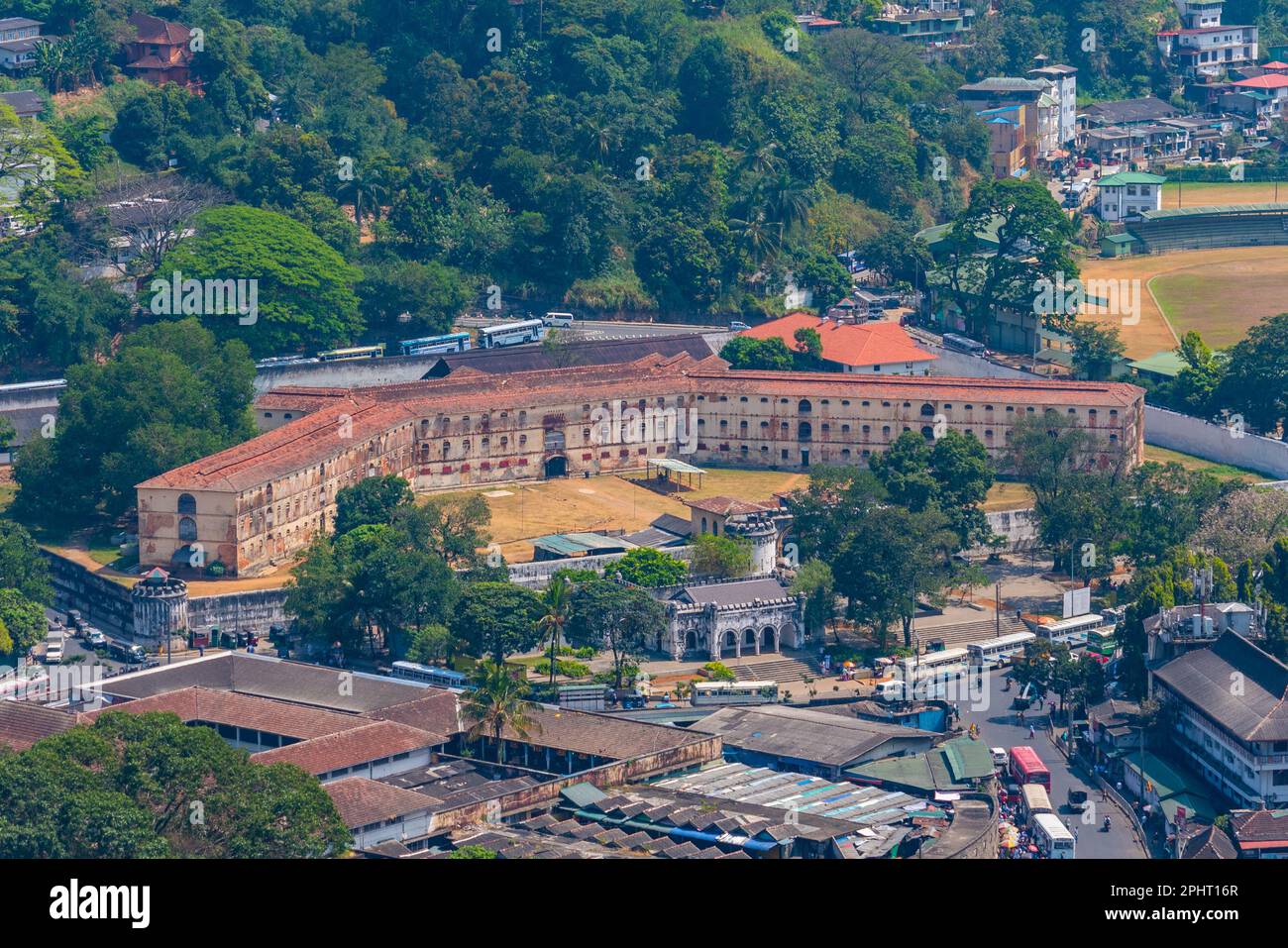 Aerial view of Kandy prison, Sri Lanka Stock Photo - Alamy