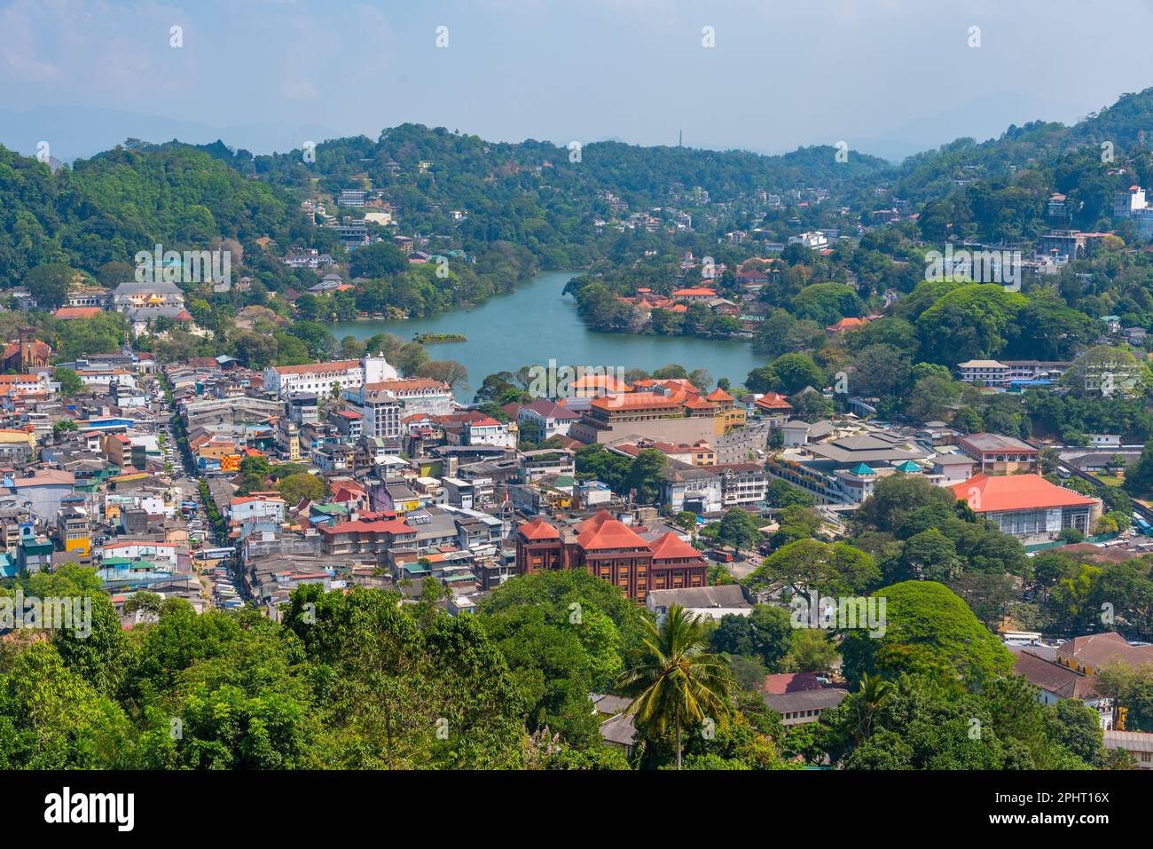 Aerial view of Kandy, Sri Lanka Stock Photo - Alamy