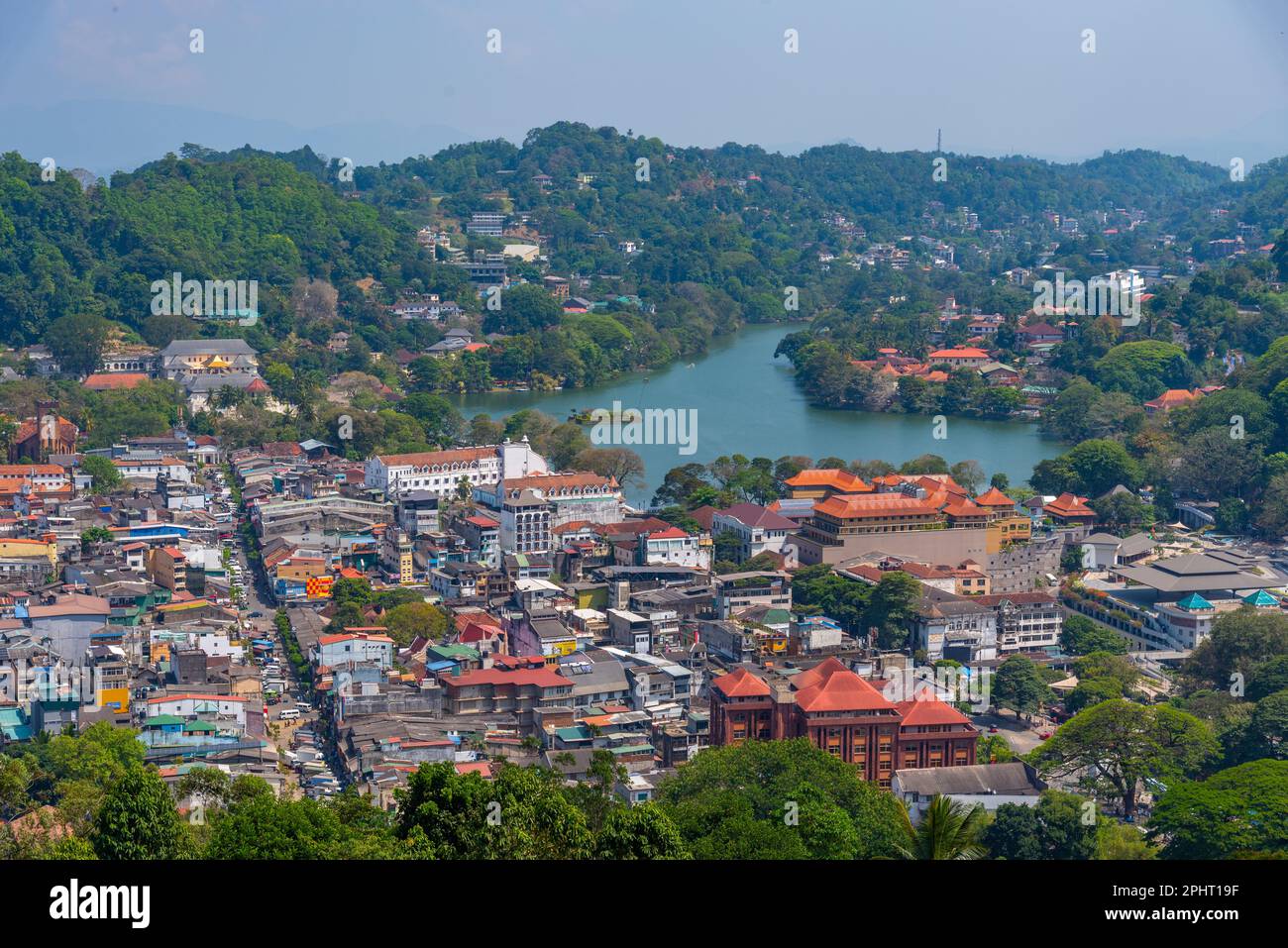 Aerial view of Kandy, Sri Lanka Stock Photo - Alamy