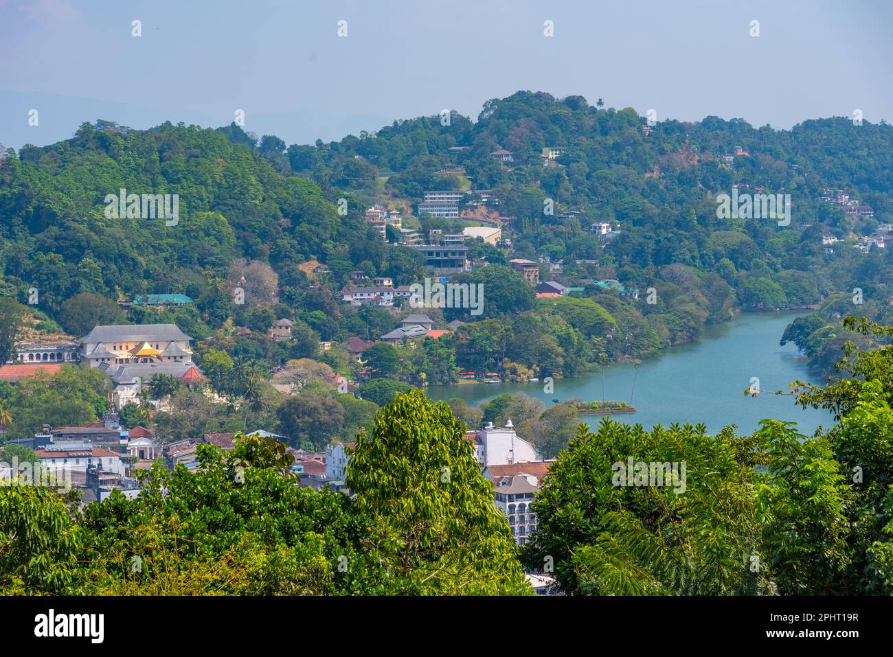 Aerial view of Kandy, Sri Lanka Stock Photo - Alamy