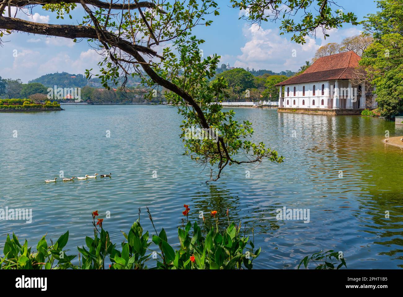 Temple of the sacred tooth relic in Kandy, Sri Lanka Stock Photo - Alamy