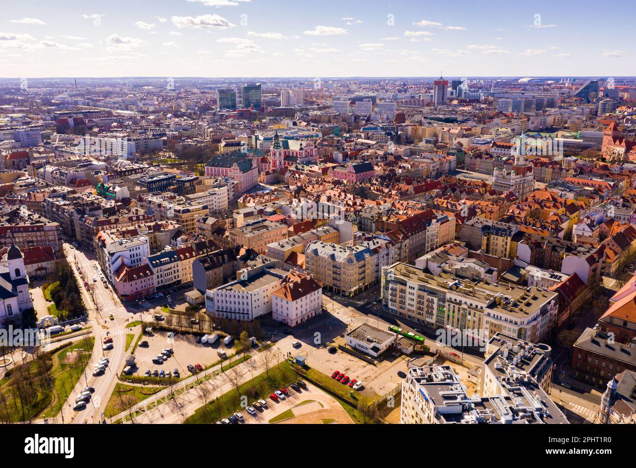 Panoramic view historical poznan square hi-res stock photography and ...