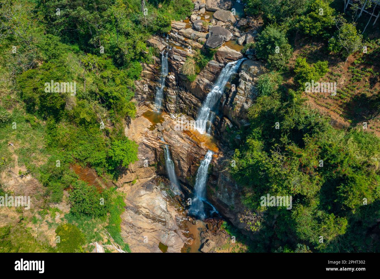 Ramboda falls near Nuwara Eliya, Sri Lanka Stock Photo - Alamy
