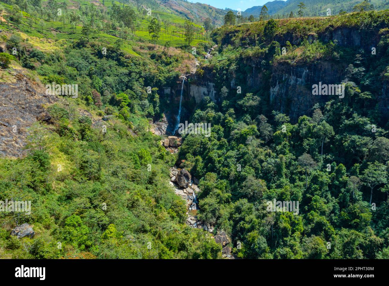 Ramboda falls near Nuwara Eliya, Sri Lanka Stock Photo - Alamy