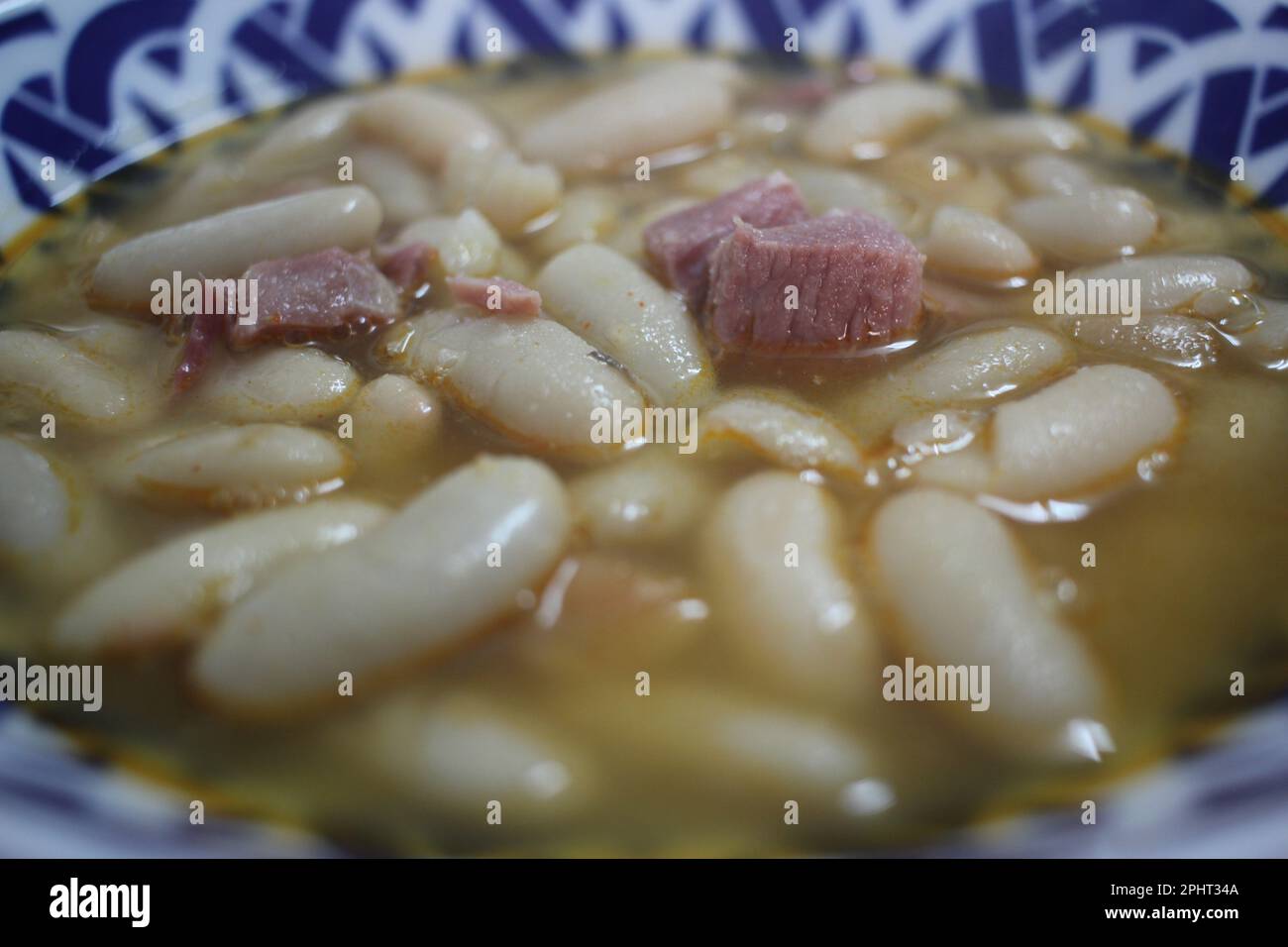 fabada is a tradicional winter dish from Asturias in Spain Stock Photo ...
