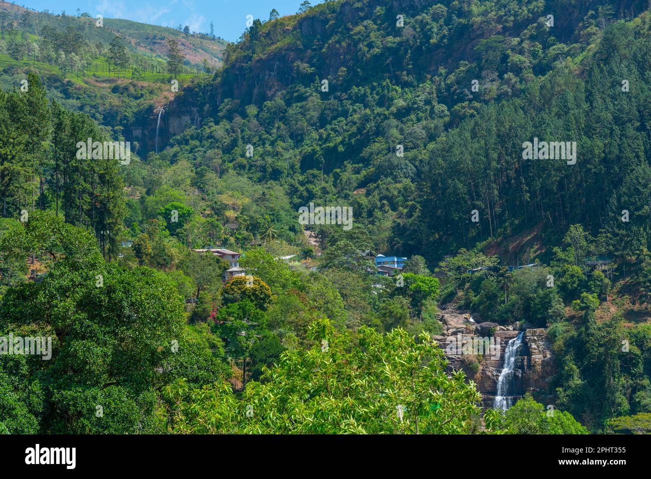 Ramboda falls near Nuwara Eliya, Sri Lanka Stock Photo - Alamy
