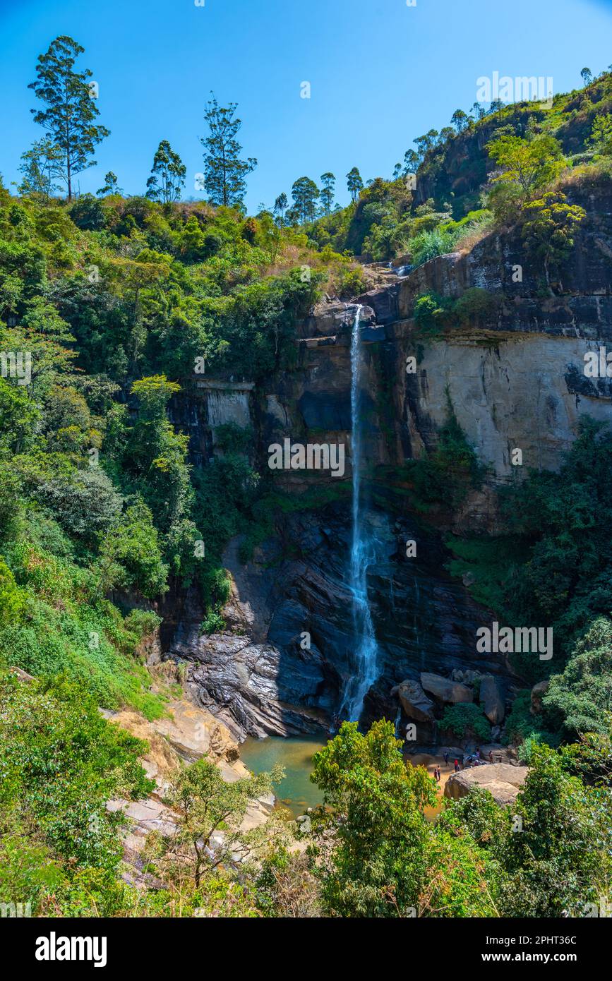 Ramboda falls near Nuwara Eliya, Sri Lanka Stock Photo - Alamy