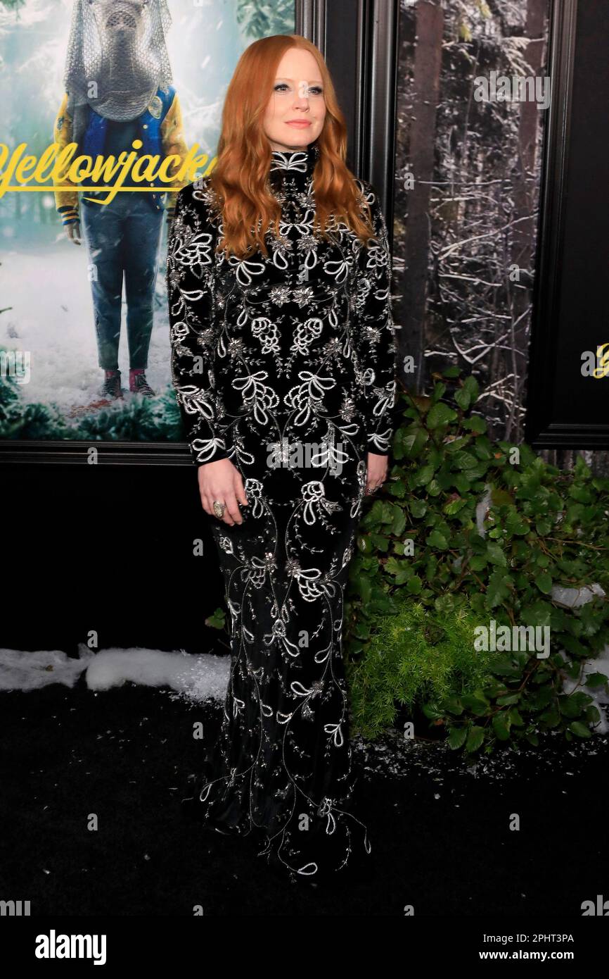 March 22, 2023, Los Angeles, CA, USA: LOS ANGELES - MAR 22: Lauren Ambrose at the Yellowjackets ...