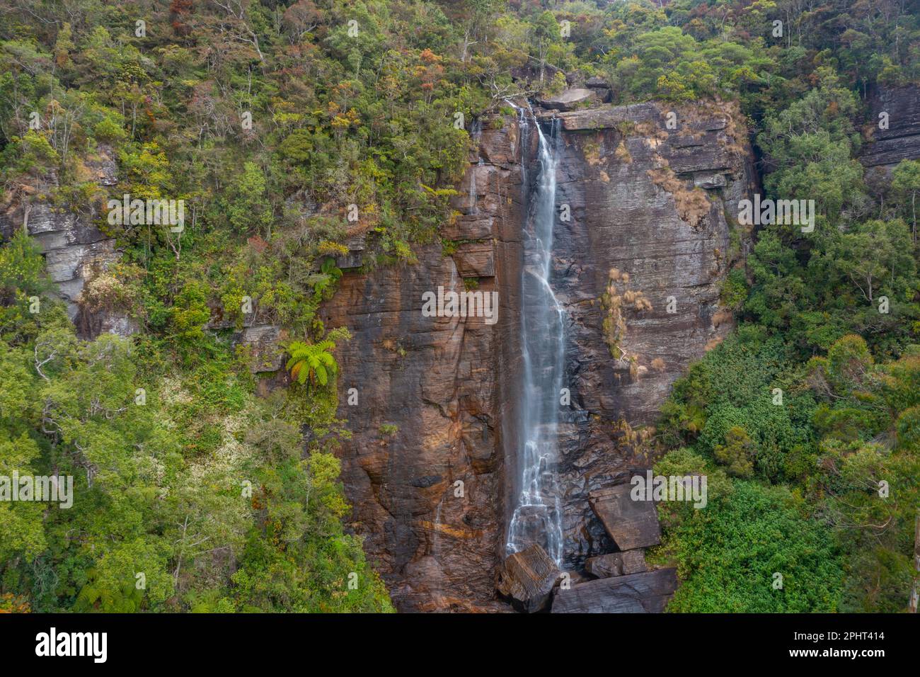 Lover's Leap Waterfall at Nuwara Eliya, Sri Lanka Stock Photo - Alamy