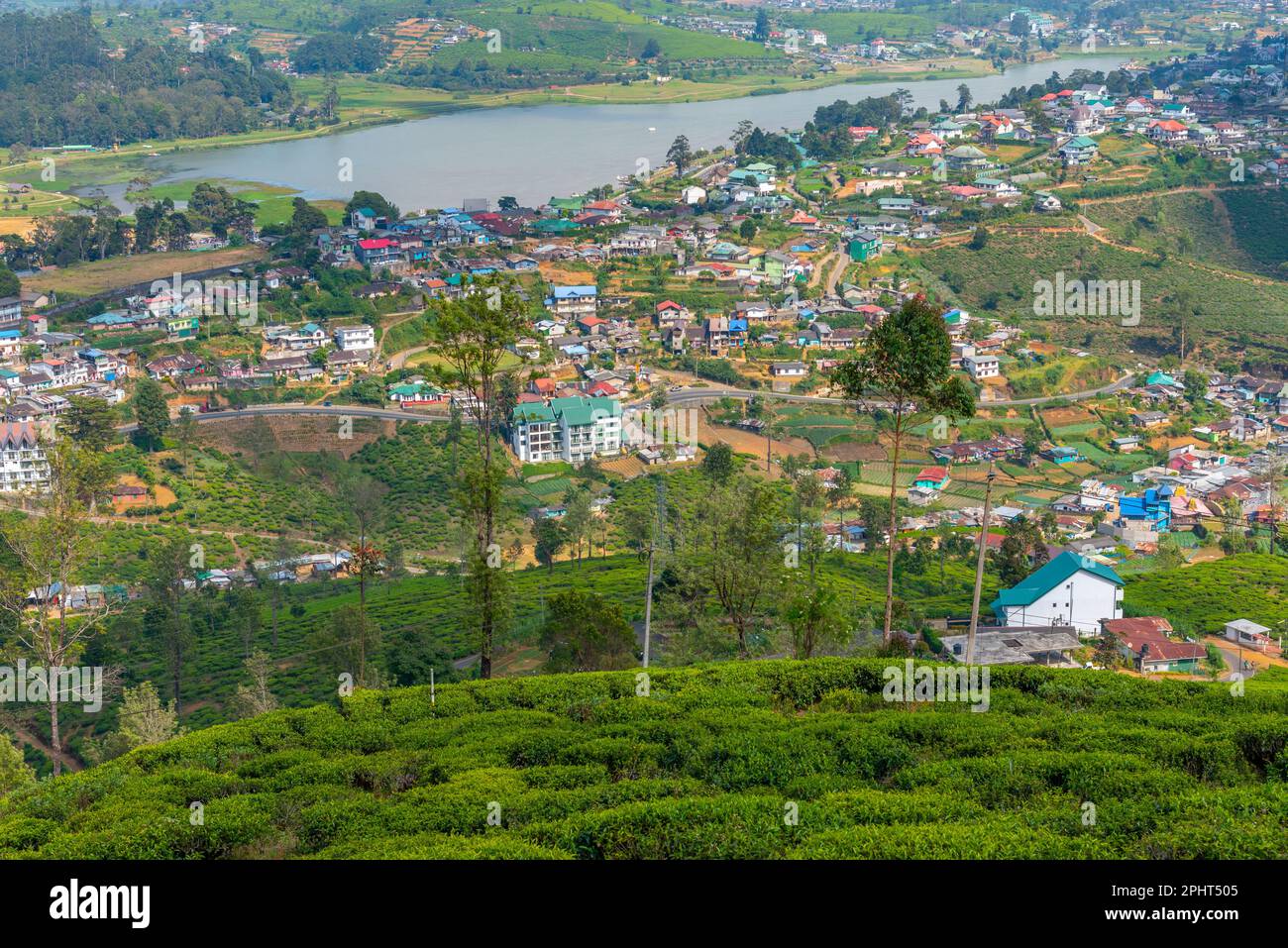 Panorama view of Nuwara Eliya at Sri Lanka Stock Photo - Alamy
