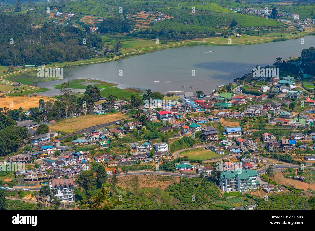 Panorama view of Nuwara Eliya at Sri Lanka Stock Photo - Alamy