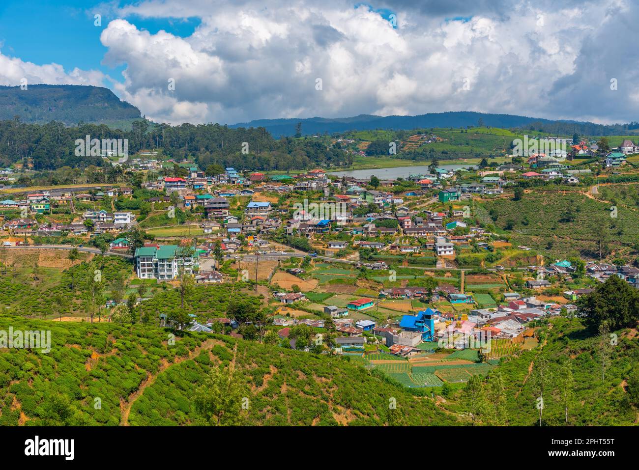 Panorama view of Nuwara Eliya at Sri Lanka Stock Photo - Alamy