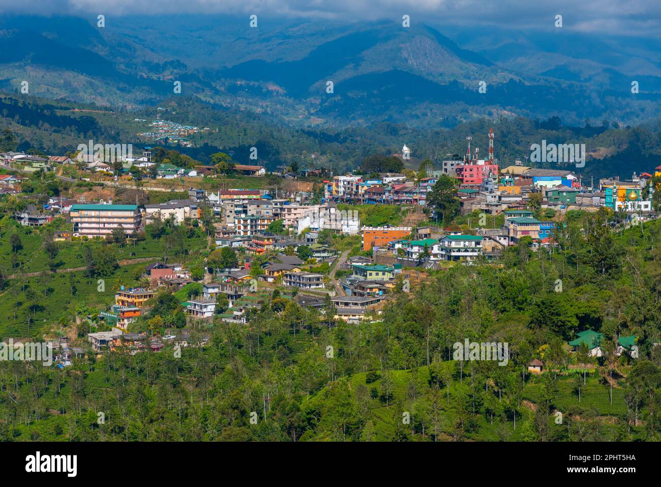 Panorama view of Haputale at Sri Lanka Stock Photo - Alamy