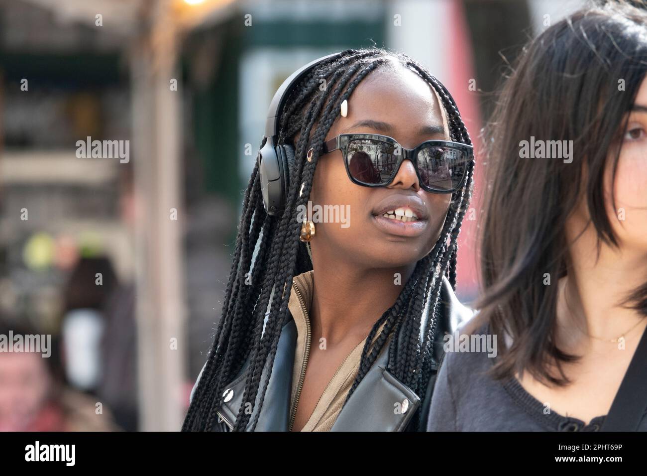 Street portraits of girls in Lisbon Stock Photo - Alamy