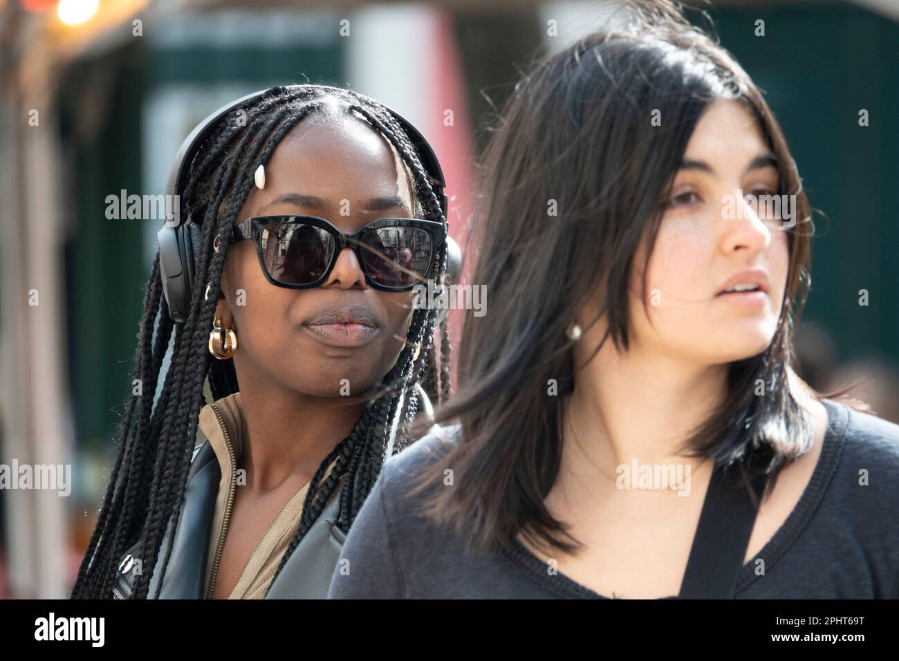 Street portraits of girls in Lisbon Stock Photo - Alamy