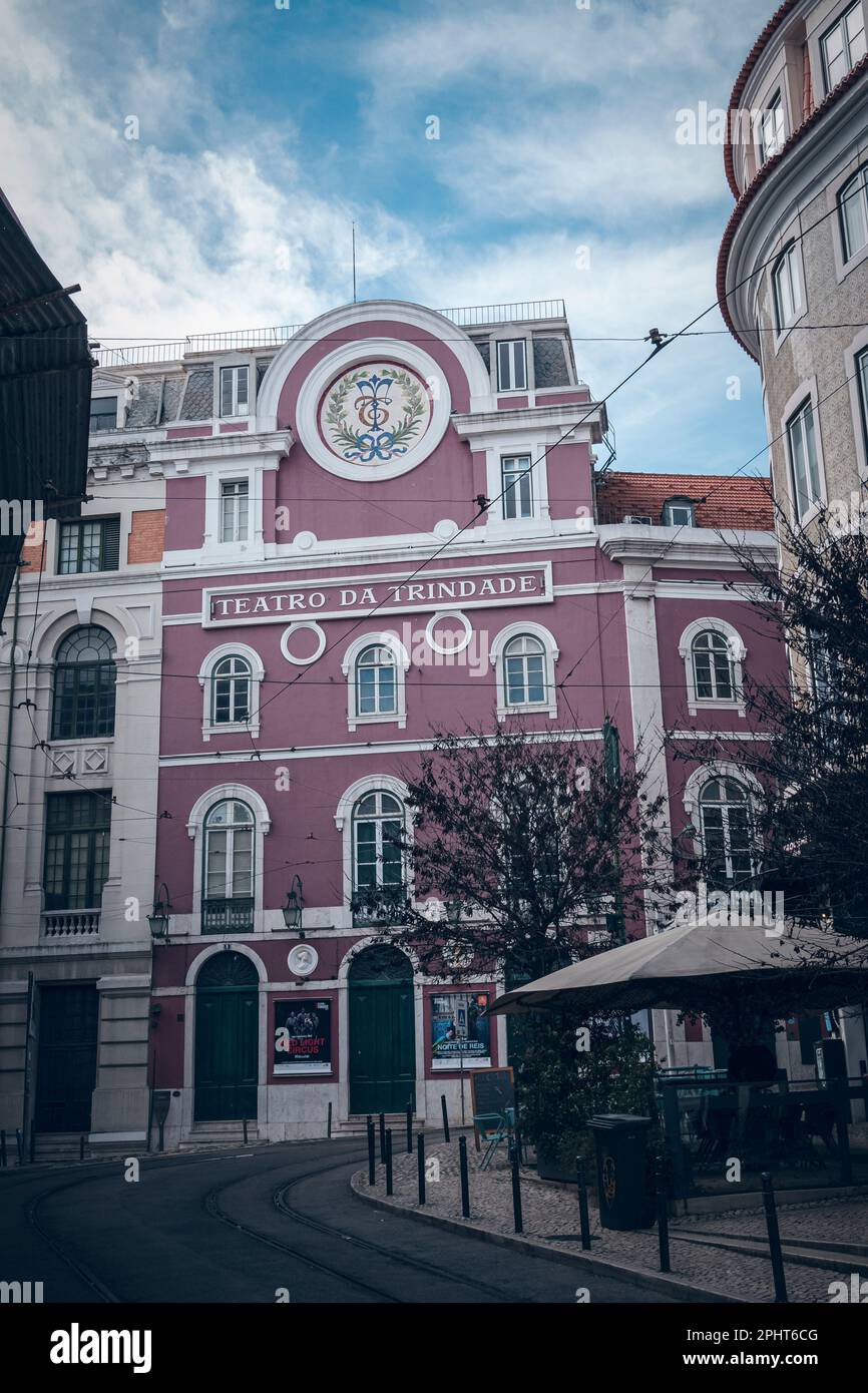 Buildings and streets of Lisbon Stock Photo - Alamy