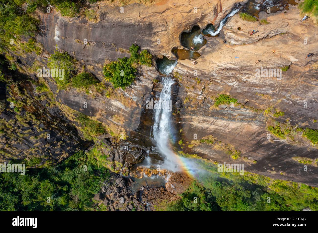 Diyaluma falls near Ella, Sri Lanka Stock Photo - Alamy