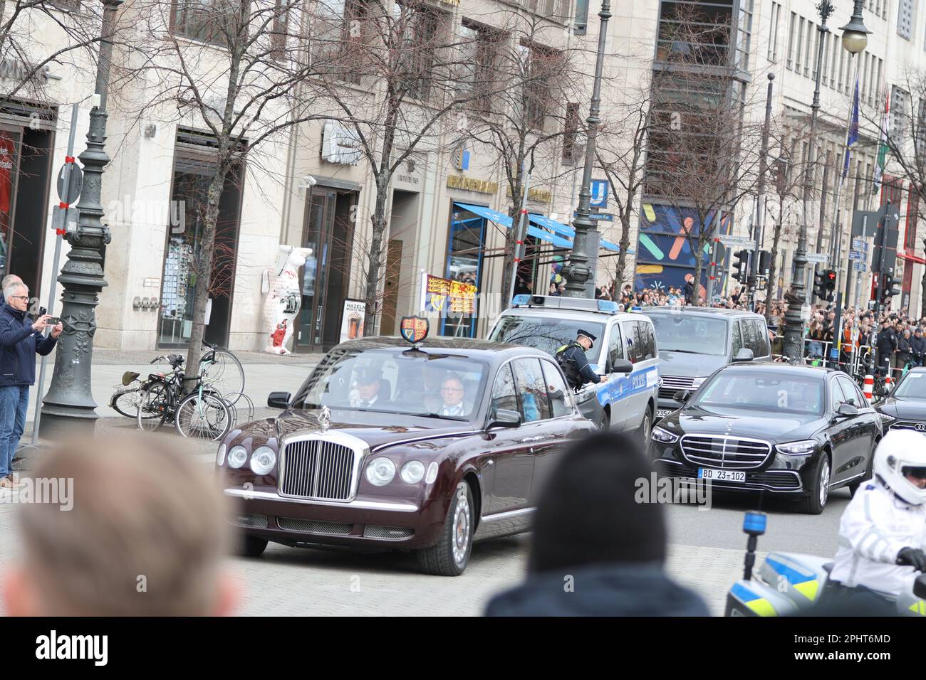 Berlin, Berlin, Germany. 29th Mar, 2023. King Charles III and his wife ...