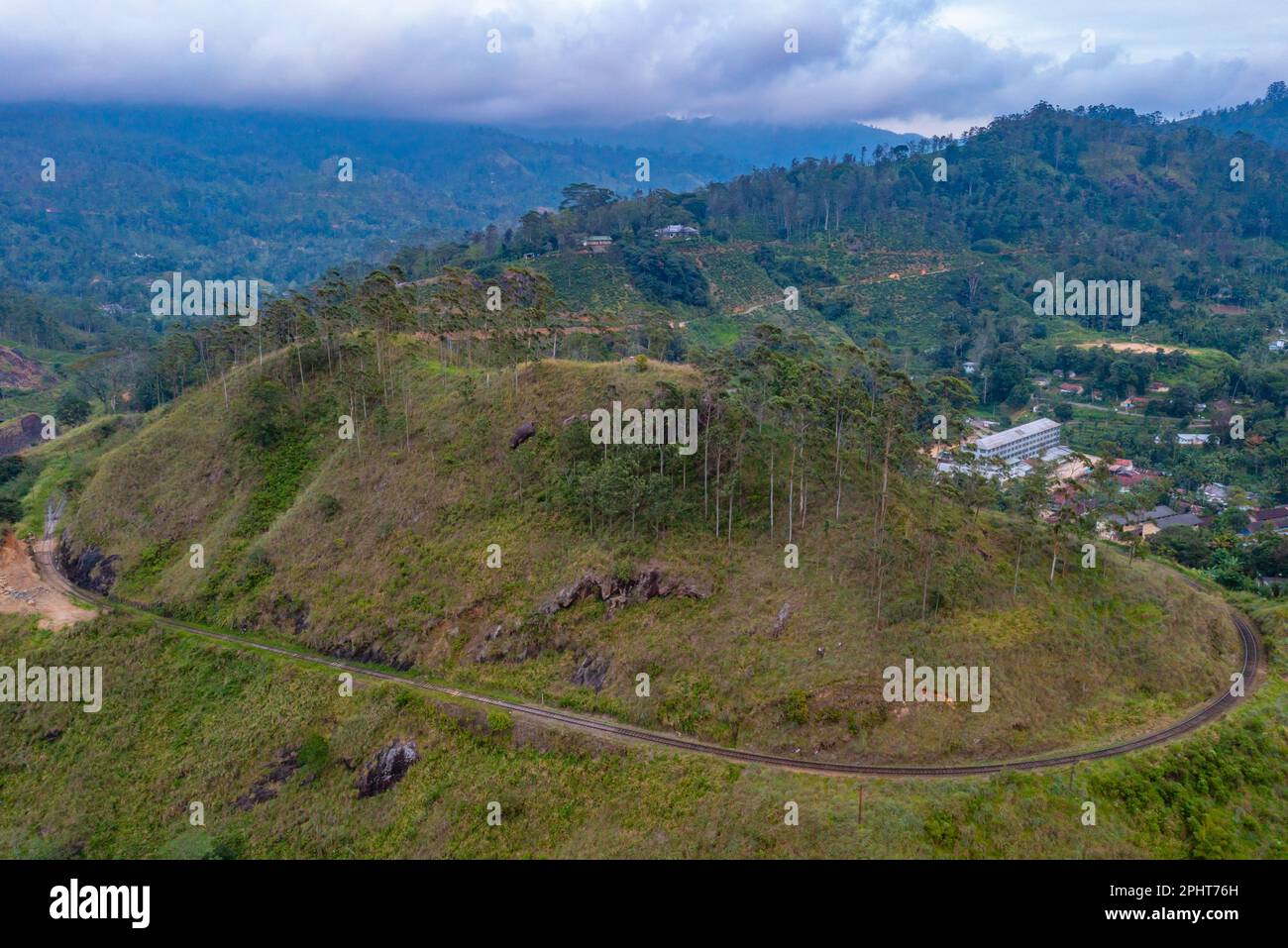 Demodara railway loop near Ella, Sri Lanka Stock Photo - Alamy