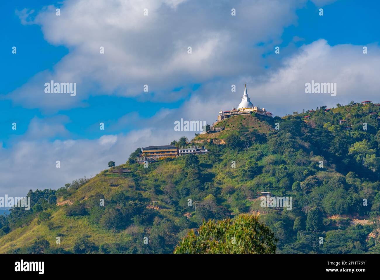 Mahamevnawa Buddhist Monastery near Ella, Sri Lanka Stock Photo - Alamy