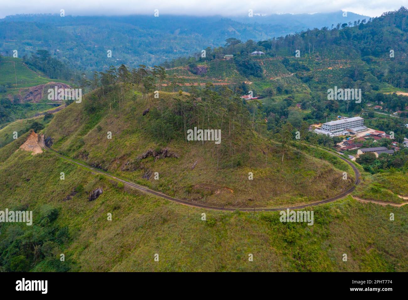 Demodara railway loop near Ella, Sri Lanka Stock Photo - Alamy