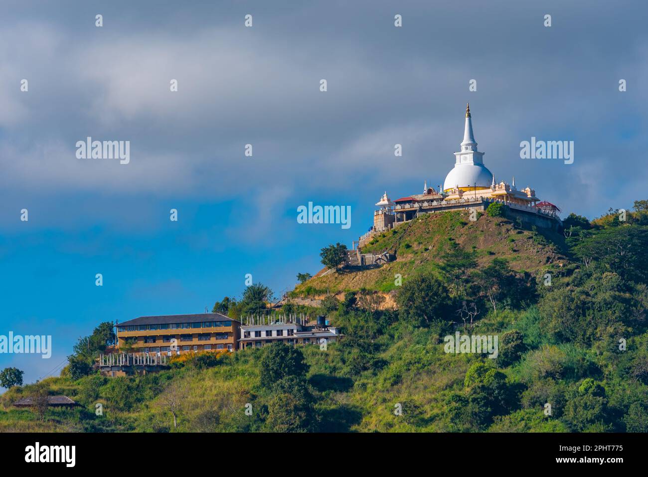 Mahamevnawa Buddhist Monastery near Ella, Sri Lanka Stock Photo - Alamy