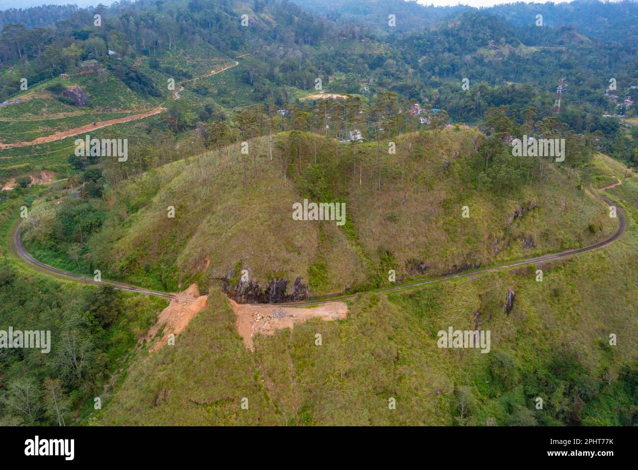 Demodara railway loop near Ella, Sri Lanka Stock Photo - Alamy