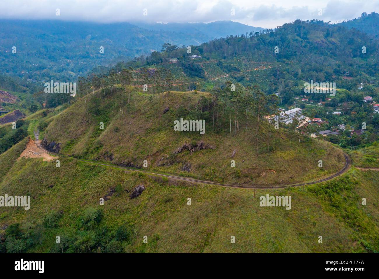 Demodara railway loop near Ella, Sri Lanka Stock Photo - Alamy