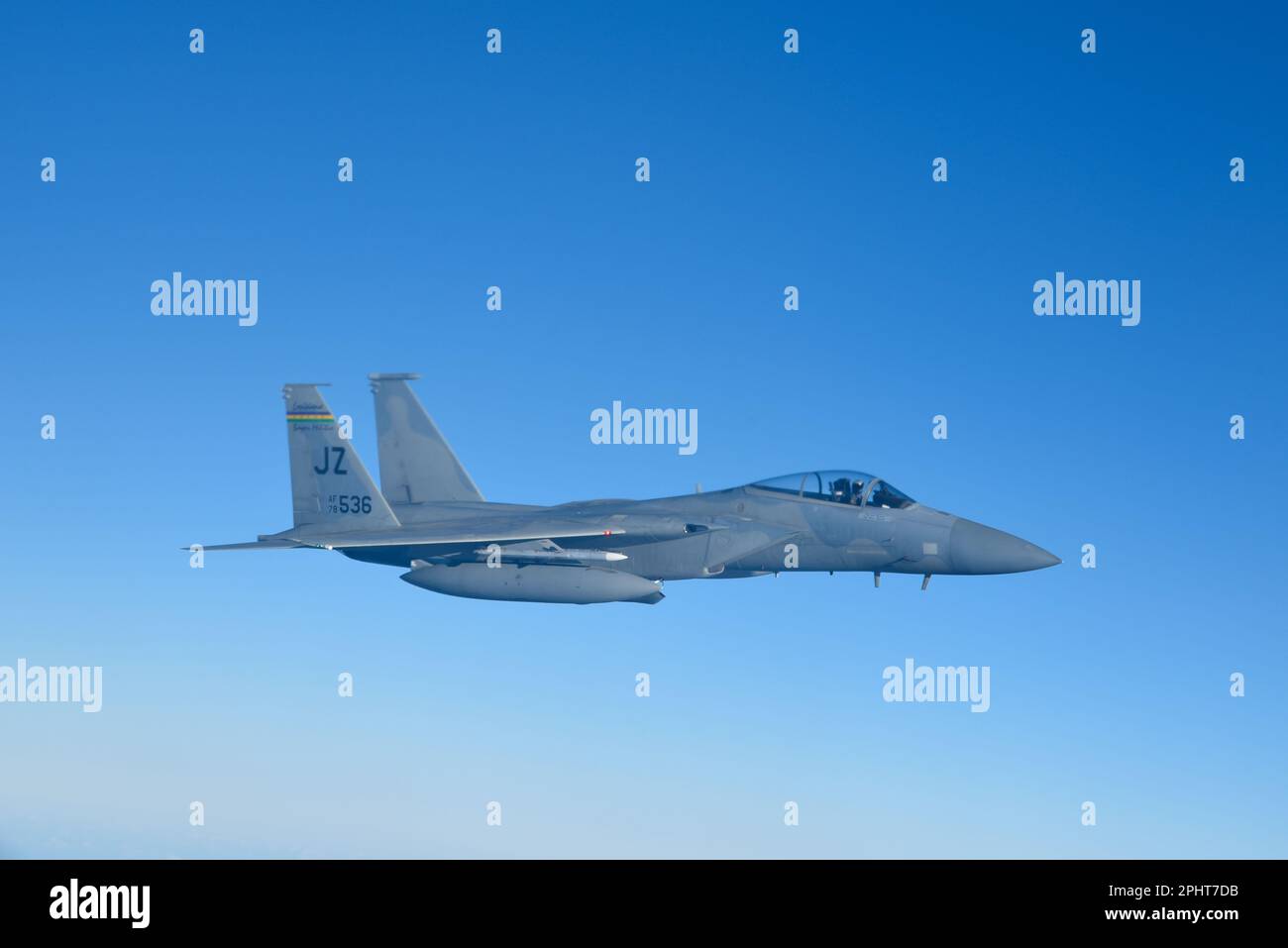 NORAD aircraft fly in formation with a U.S. Air Force KC-135 from the ...