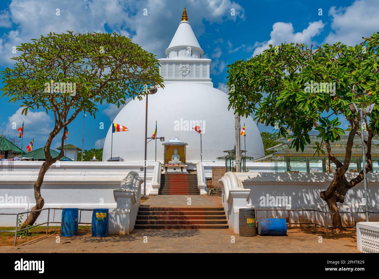 Kirivehara (Kiri Vehera) shrine at Kataragama, Sri Lanka Stock Photo ...
