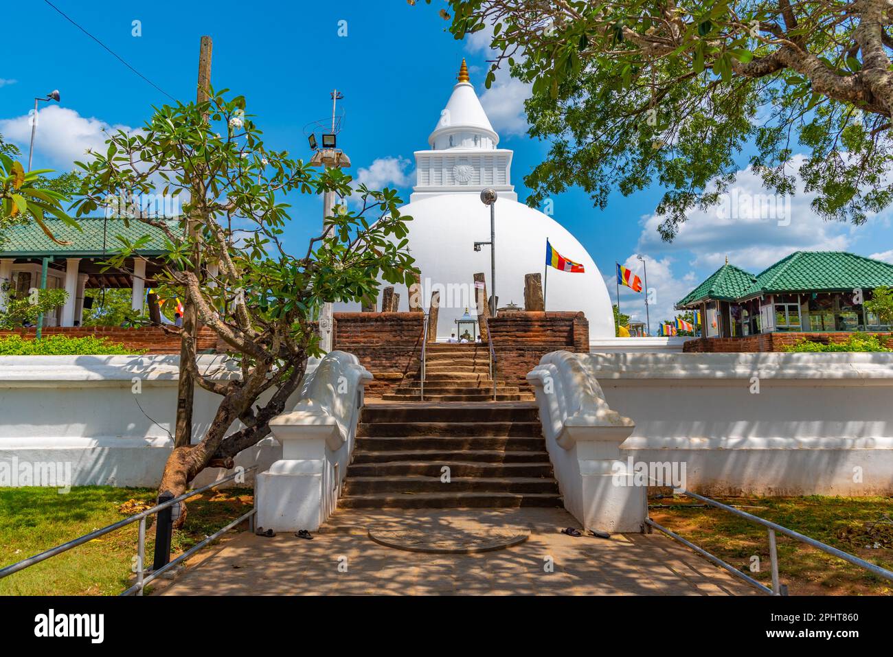 Kirivehara (Kiri Vehera) shrine at Kataragama, Sri Lanka Stock Photo ...
