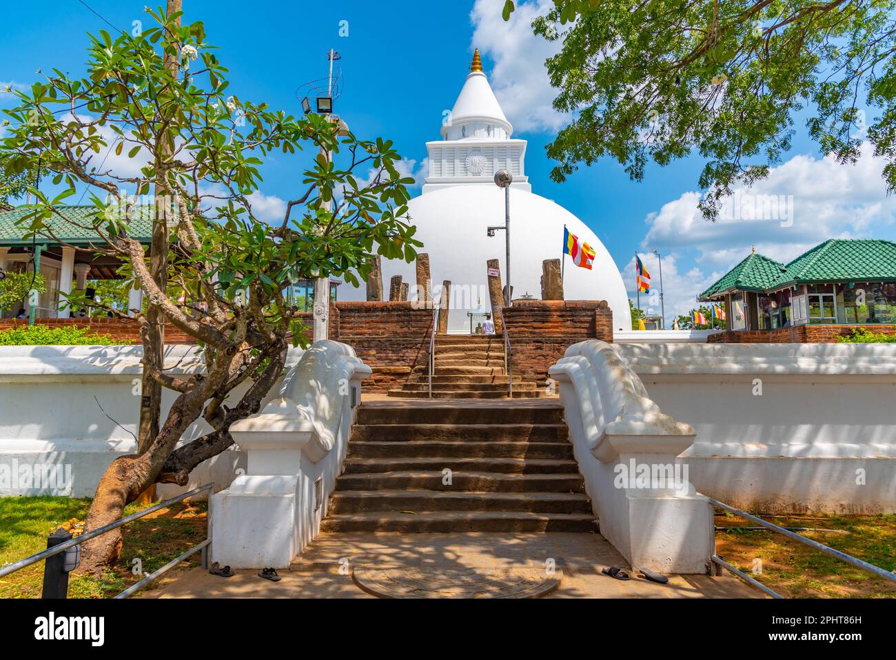Kirivehara (Kiri Vehera) shrine at Kataragama, Sri Lanka Stock Photo ...
