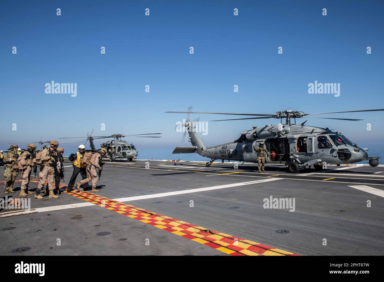 230221-N-YD731-1149 ADRIATIC SEA (Feb. 21, 2023) Naval Air Crewman ...