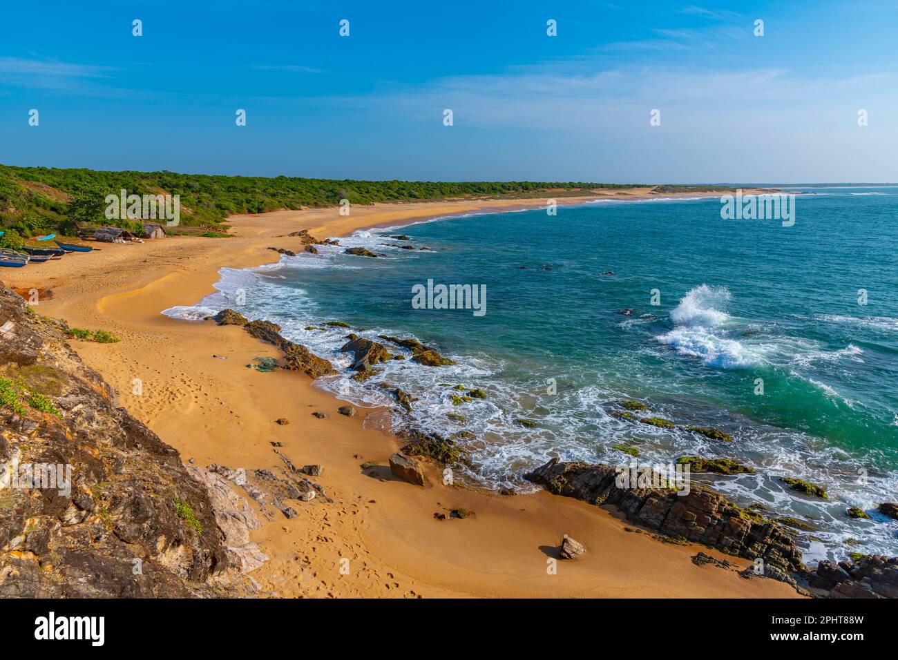 Beach at Bundala national park at Sri Lanka Stock Photo - Alamy