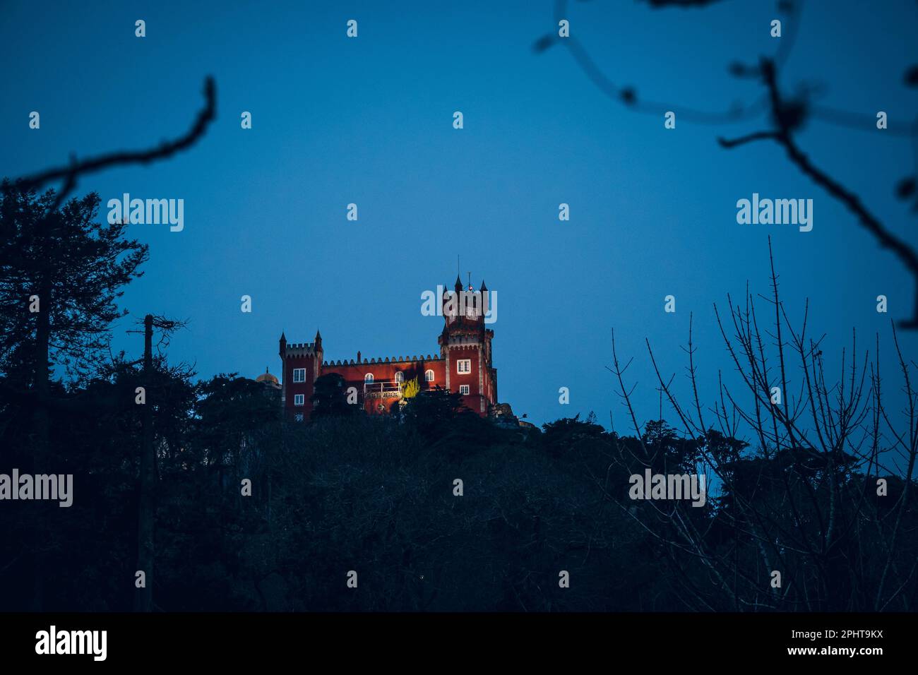 National palace sintra night sintra hi-res stock photography and images ...