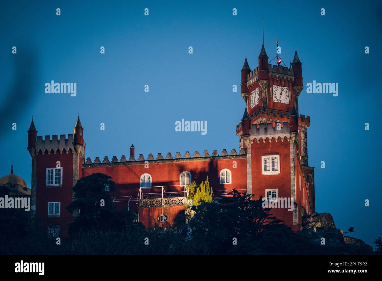 National palace sintra night sintra hi-res stock photography and images ...