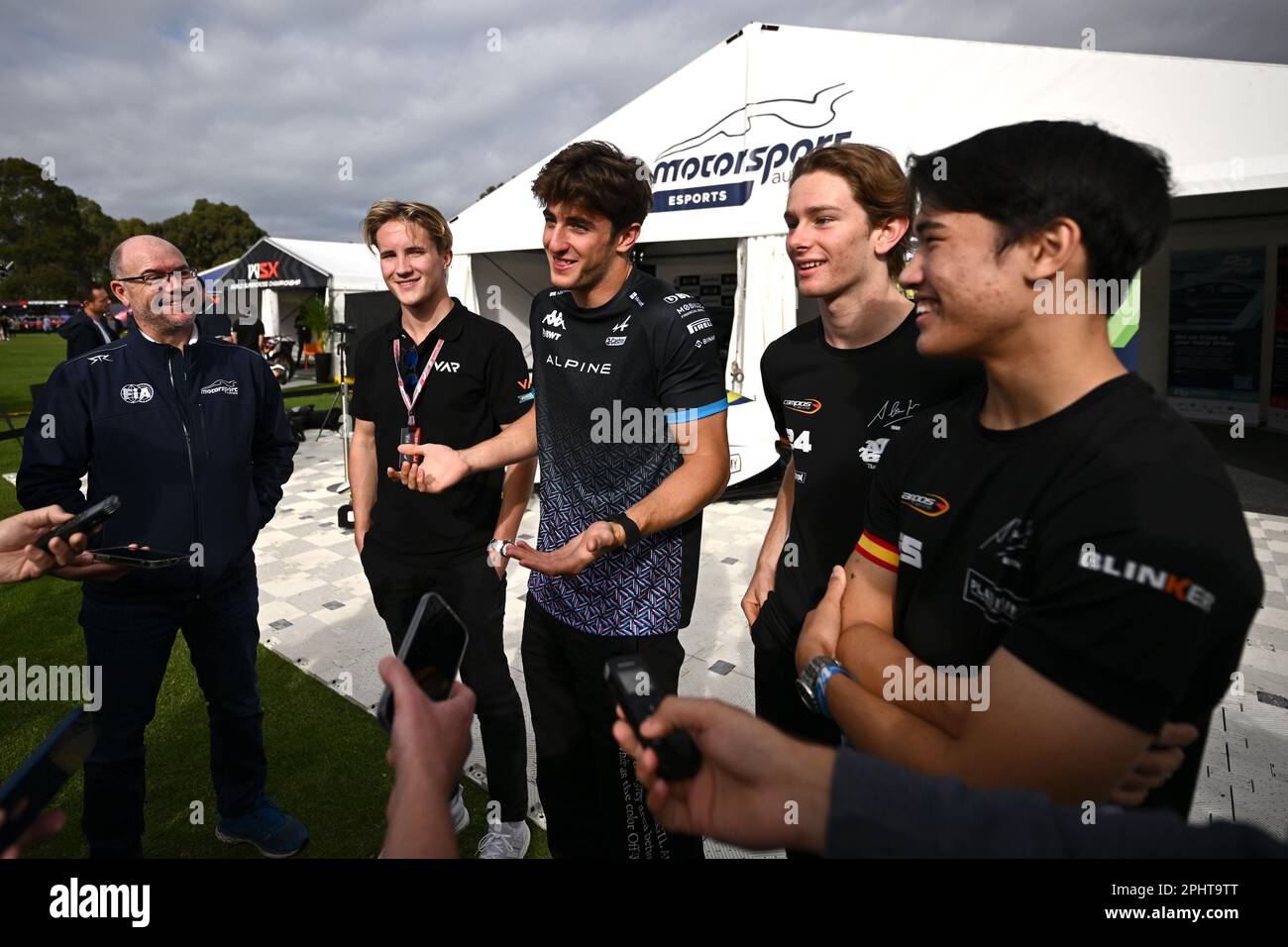 (L-R) Tommy Smith of van Amersfoort Racing Formula 3, Alpine Reserve ...