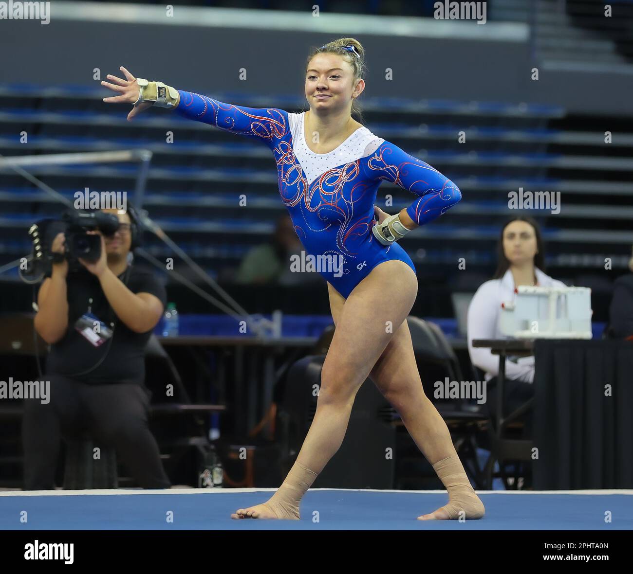 Los Angeles, OK, USA. 29th Mar, 2023. Boise State's Adriana Popp ...