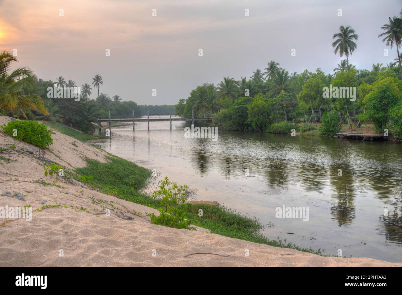 Rekawa lagoon at Sri Lanka Stock Photo - Alamy