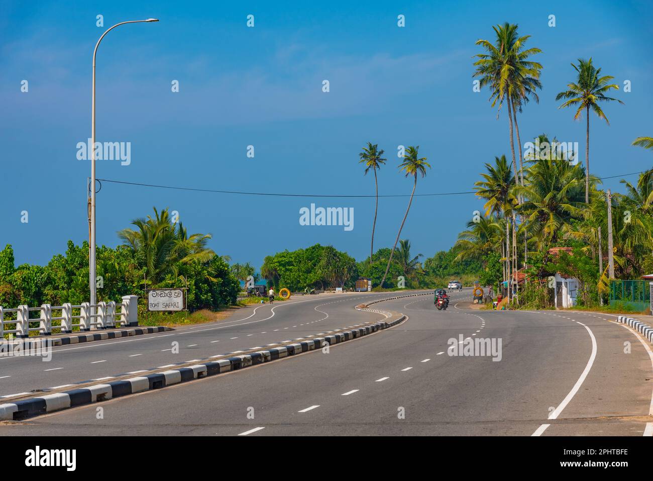 View of a road in Koggala, Sri Lanka Stock Photo - Alamy