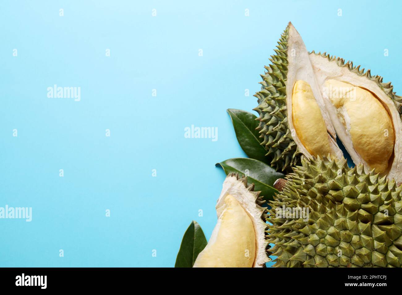 Top view piece durian hi-res stock photography and images - Alamy
