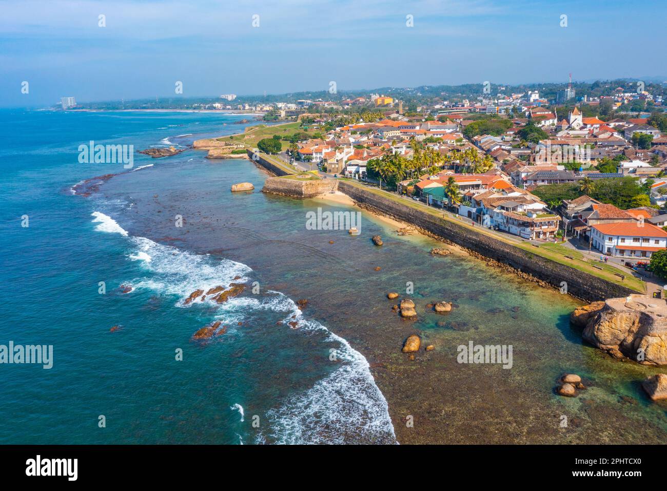 Aerial view of Galle, a town at Sri Lanka Stock Photo - Alamy
