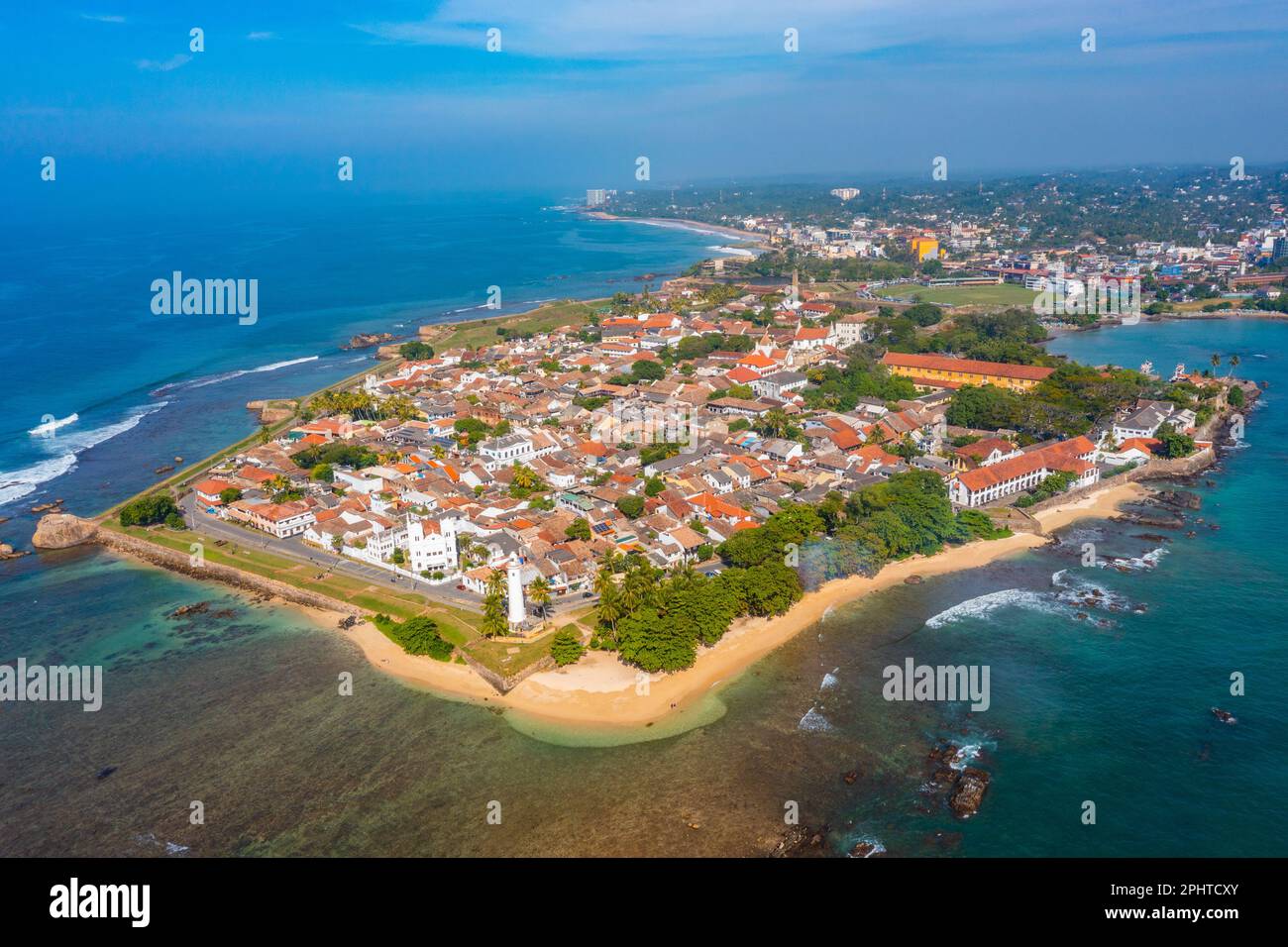 Aerial view of Galle, a town at Sri Lanka Stock Photo - Alamy