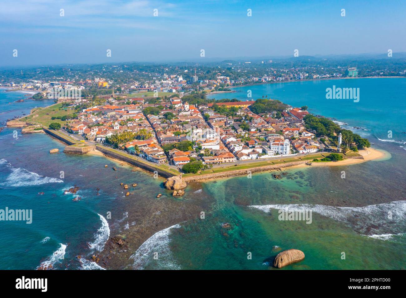 Aerial view of Galle, a town at Sri Lanka Stock Photo - Alamy