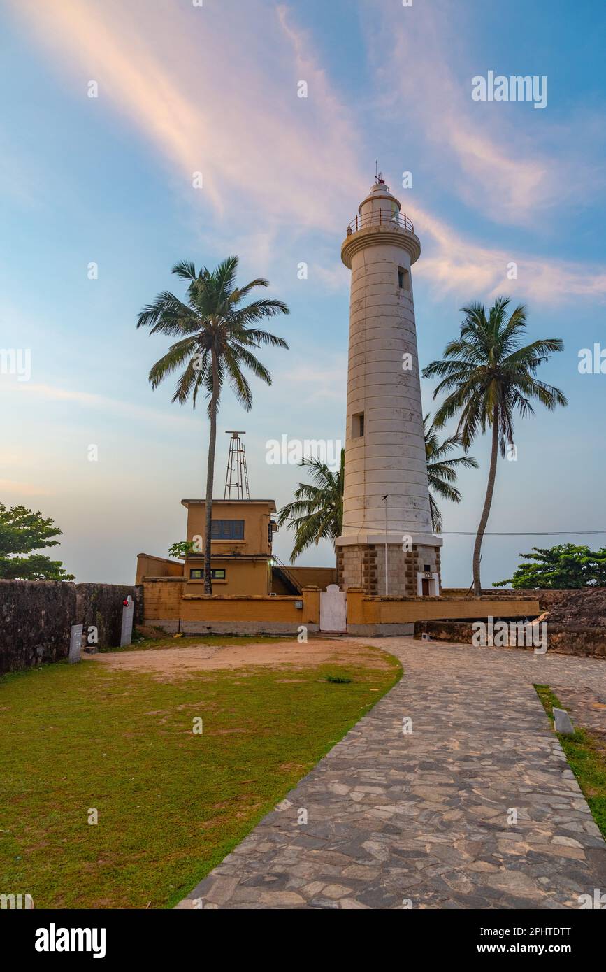 View of the Galle lighthouse in Sri Lanka Stock Photo - Alamy