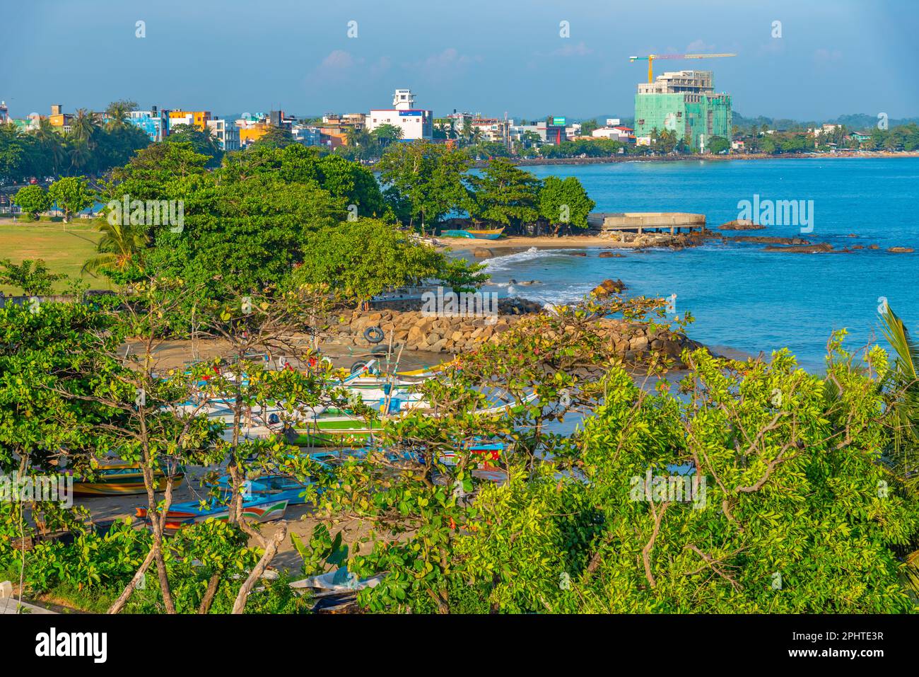 View of a small port in Galle, Sri Lanka Stock Photo - Alamy