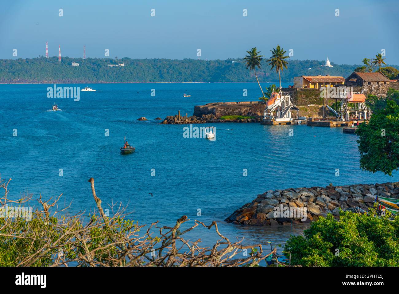 View of a small port in Galle, Sri Lanka Stock Photo - Alamy