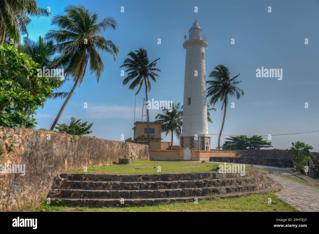 View of the Galle lighthouse in Sri Lanka Stock Photo - Alamy