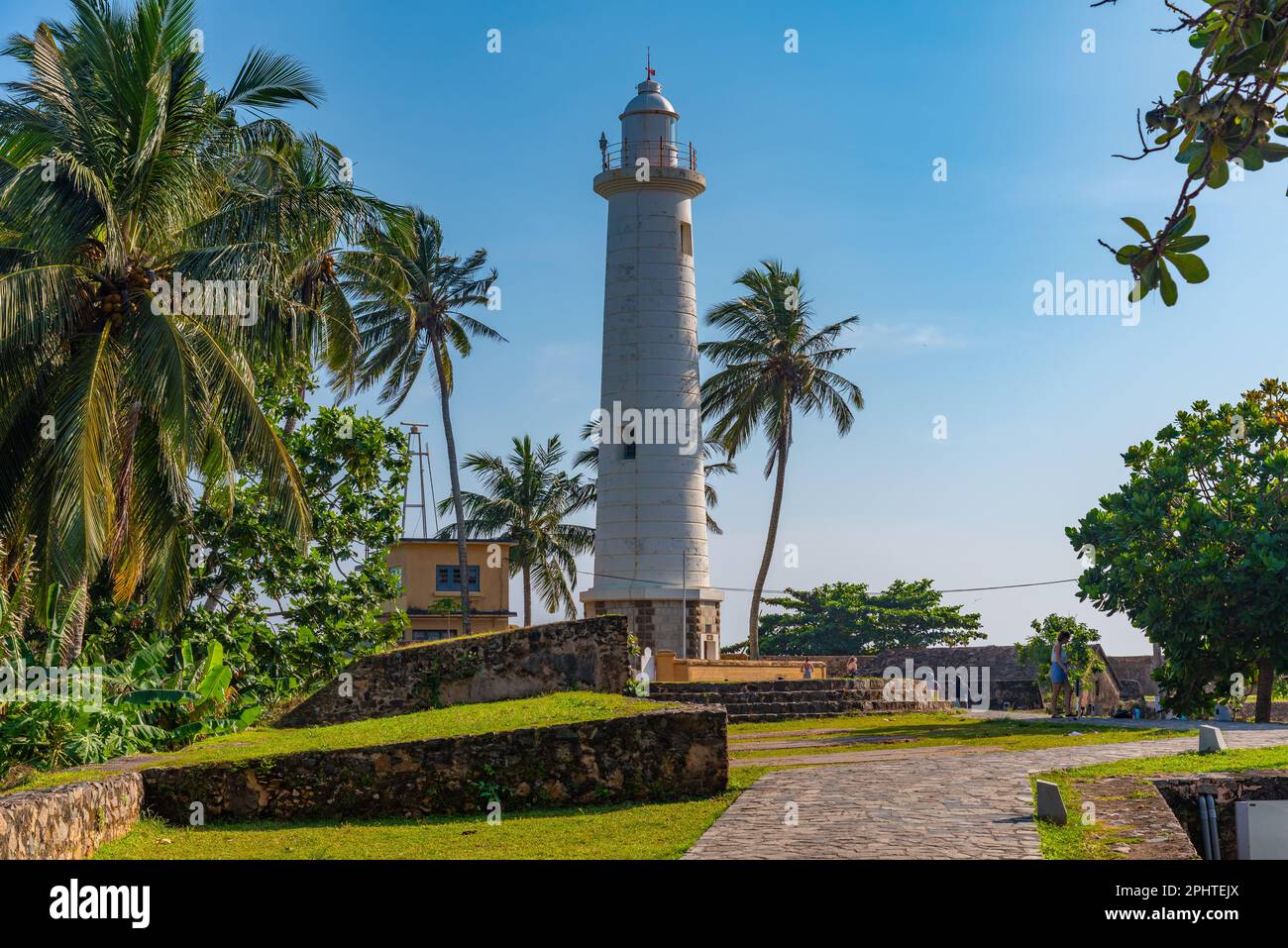 View of the Galle lighthouse in Sri Lanka Stock Photo - Alamy