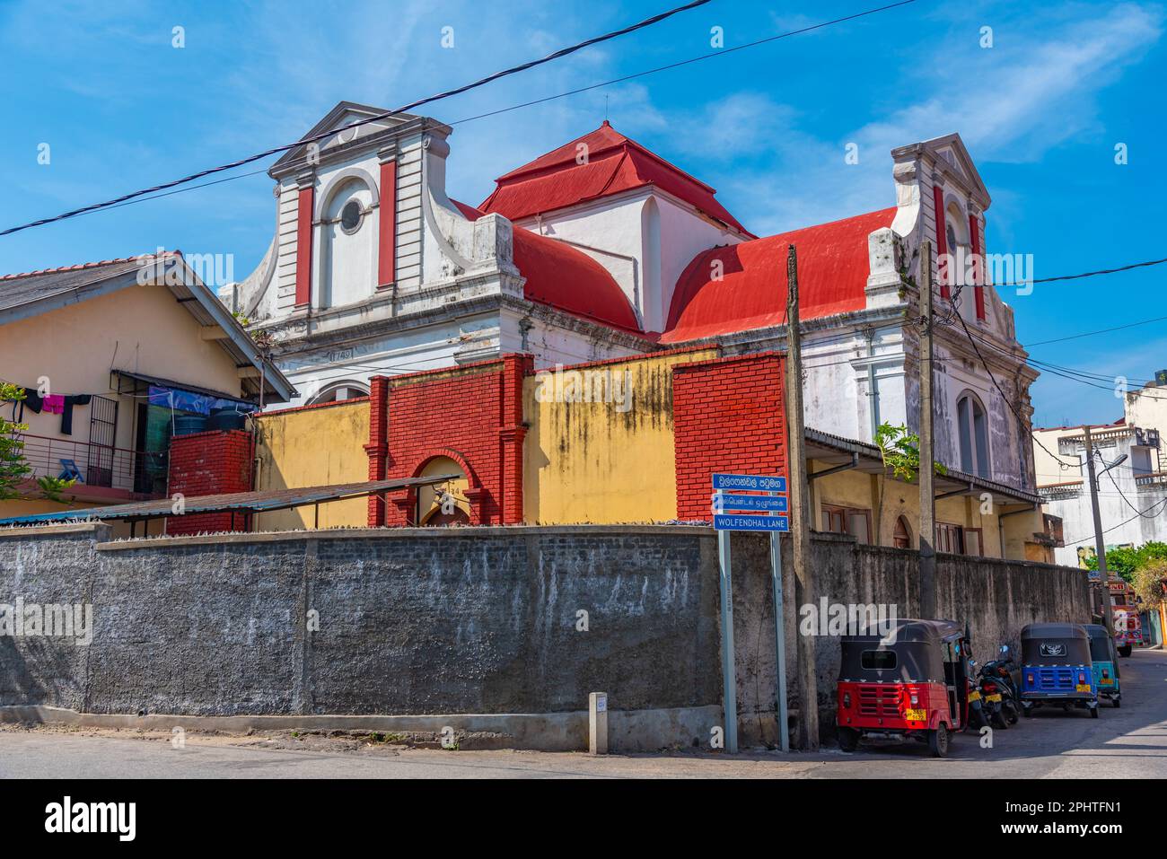 View of the Wolfendhal church in Colombo, Sri Lanka Stock Photo - Alamy